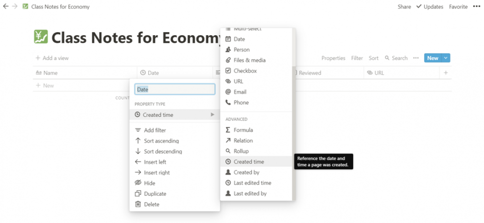 Create a lecture note archive using Notion - Flexcil
