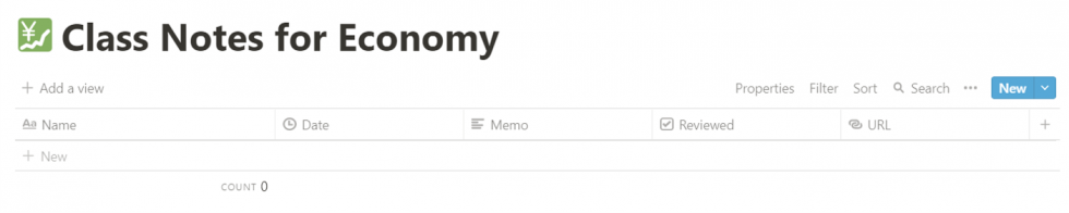 Create a lecture note archive using Notion - Flexcil